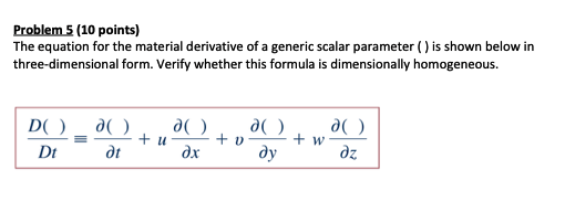 Solved Problem 5 ( 10 points) The equation for the material | Chegg.com