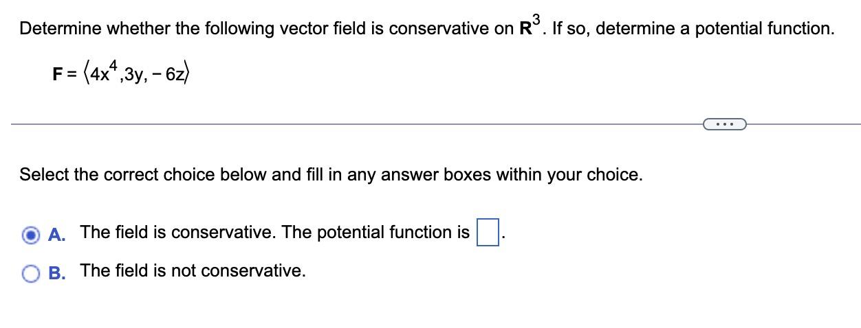 Solved Determine whether the following vector field is | Chegg.com