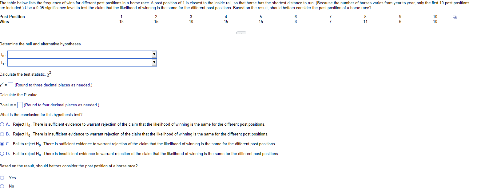 Solved Determine the null and alternative hypotheses. H0 H1 | Chegg.com