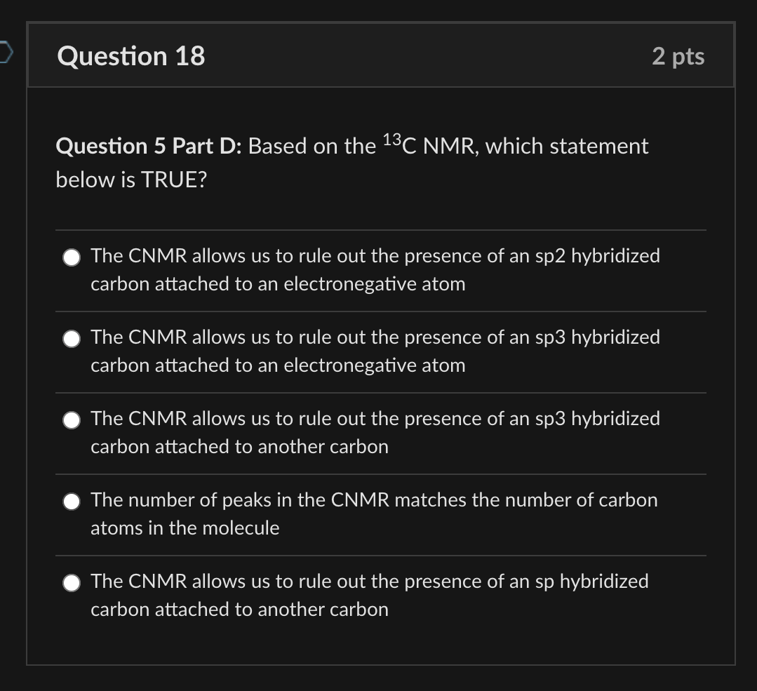 Solved QUESTION 5: IR and 13C NMR data are provided below | Chegg.com