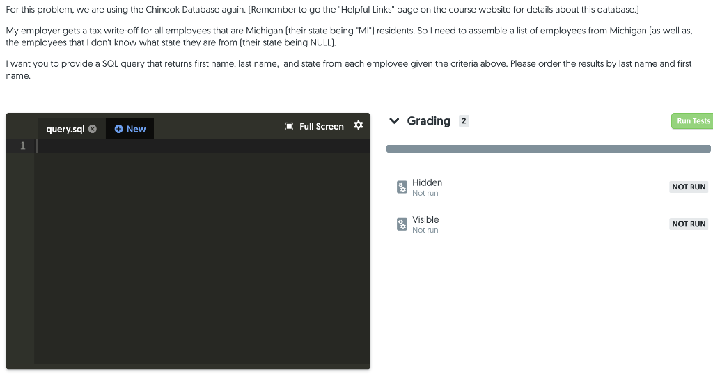 Solved For this problem, we are using the Chinook Database | Chegg.com