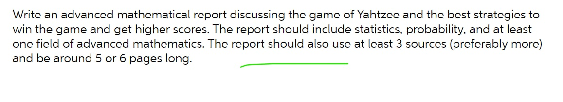 Solved Write an advanced mathematical report discussing the | Chegg.com