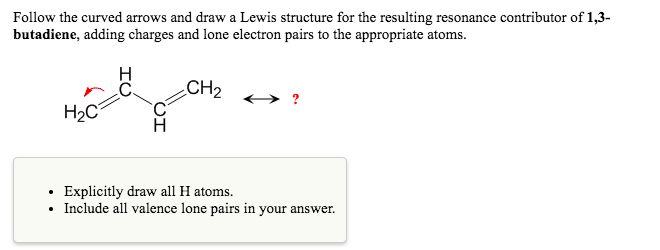 Solved Follow the curved arrows and draw a Lewis structure | Chegg.com