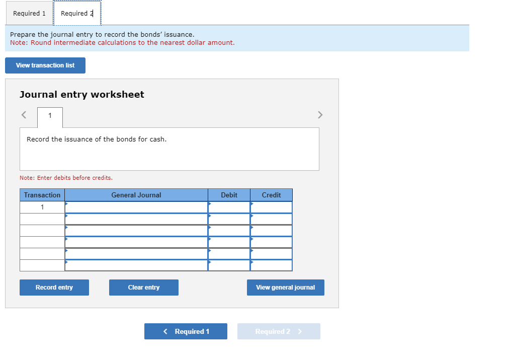 Solved Prepare the journal entry to record the bonds' | Chegg.com