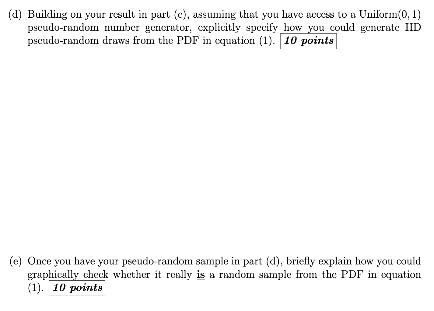 Solved In a problem you're working on, you need to simulate | Chegg.com