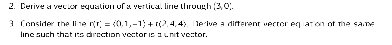 Solved 2. ﻿Derive a vector equation of a vertical line | Chegg.com