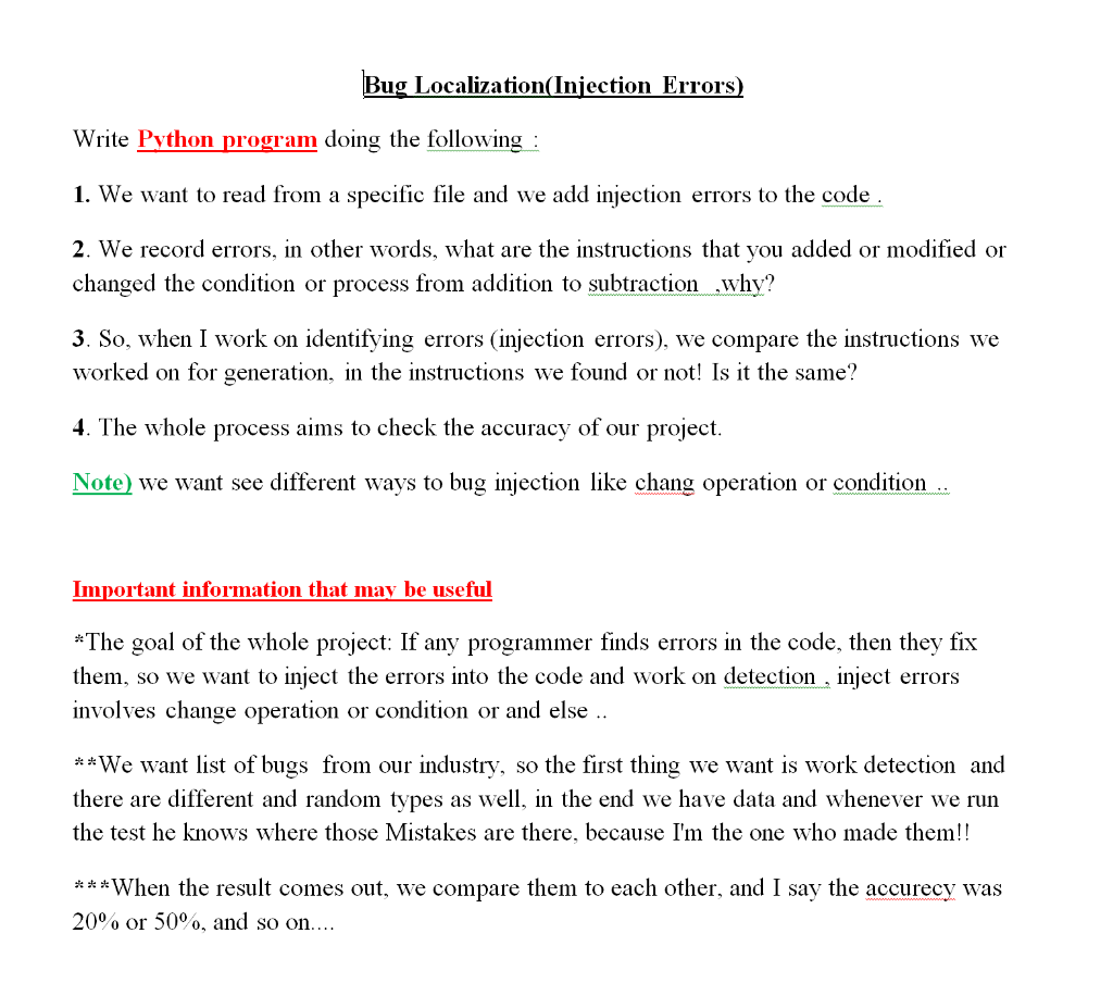 Solved Bug Localizationinjection Errors Write Python 2203