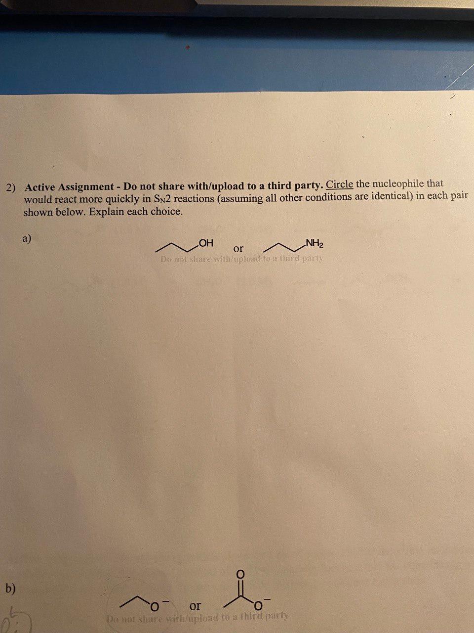 Solved 2) Active Assignment - Do not share with/upload to a | Chegg.com