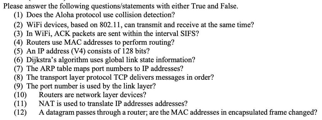 Solved Please answer the following questions/statements with | Chegg.com