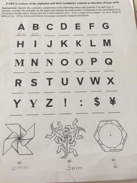 Rotational Symmetry Letters