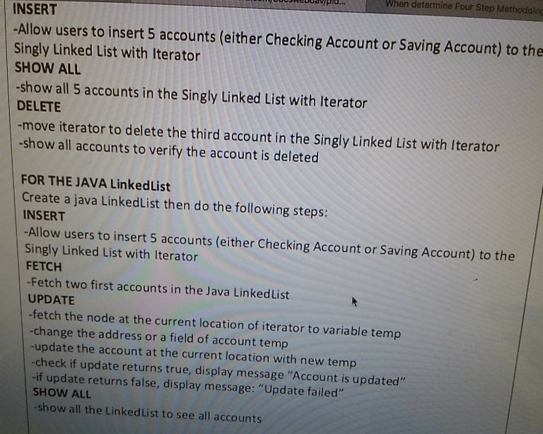 Solved Create the an application that can use different | Chegg.com