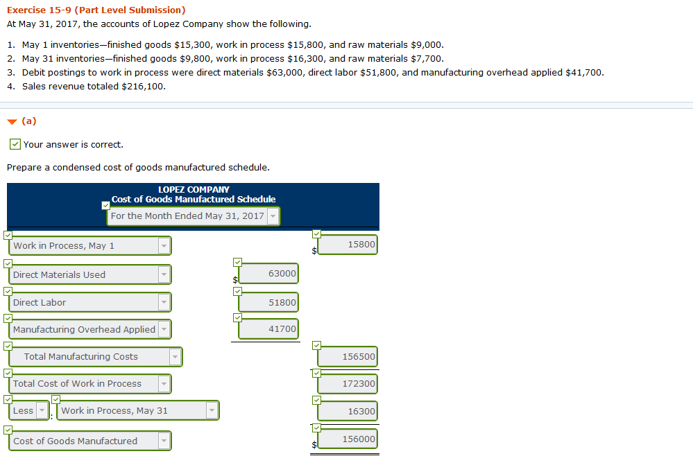 Solved Exercise 15-9 (Part Level Submission) At May 31, | Chegg.com