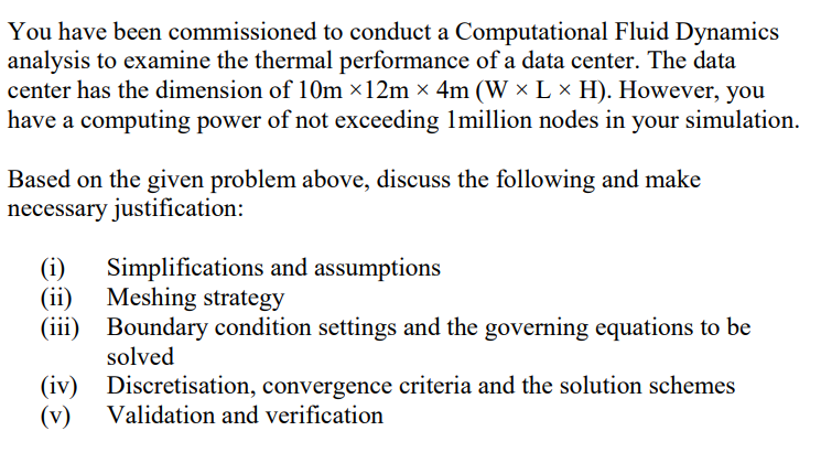 Solved How does the accuracy of a Computational Fluid | Chegg.com