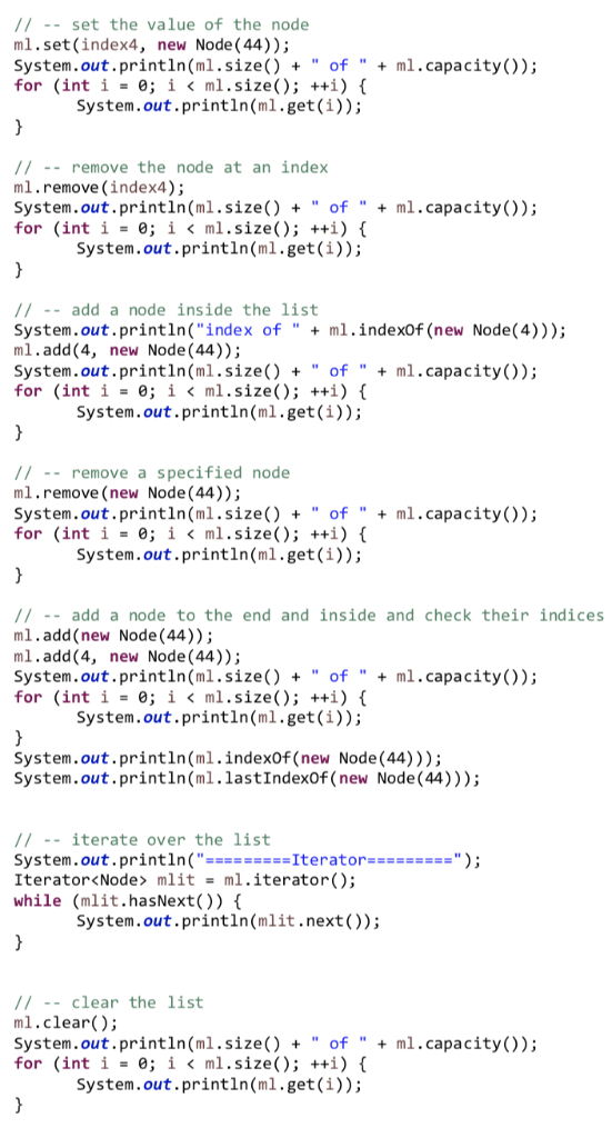 MyList is the class name int | Chegg.com
