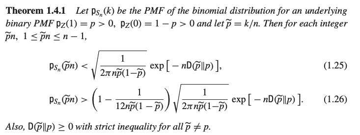 Solved n Exercise 1.9 (Proof of Theorem 1.4.1) The bounds on | Chegg.com