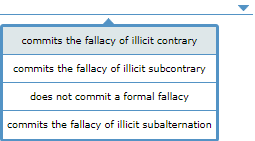 6. Illicit Contrary, Illicit Subcontrary, and Illicit | Chegg.com