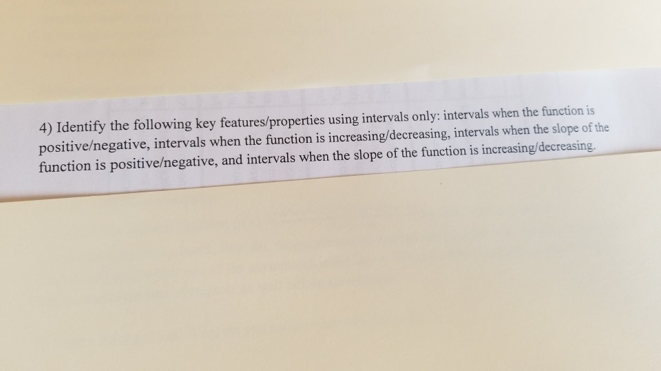 Solved 4) Identify the following key features/properties | Chegg.com