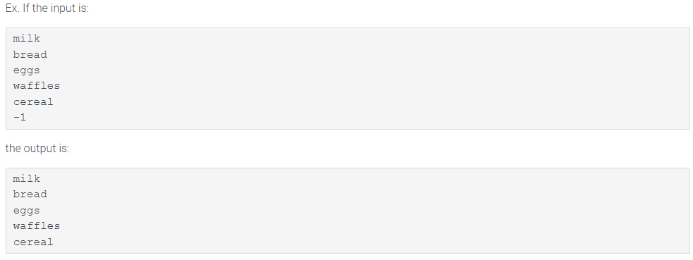 Solved C++ 4.26 LAB: Grocery shopping list (list) Given a | Chegg.com