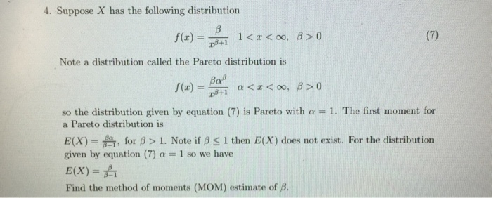 Solved 4. Suppose X has the following distribution Note a | Chegg.com