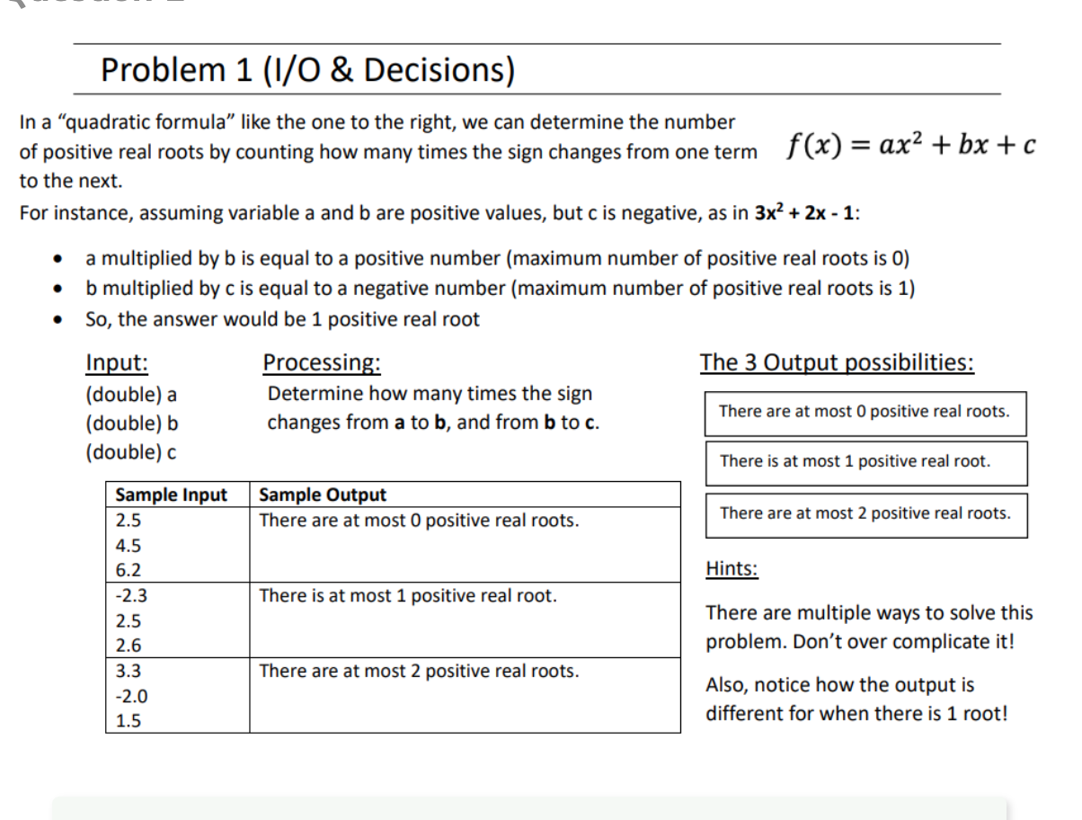 Solved n a "quadratic formula" like the one to the right, we | Chegg.com