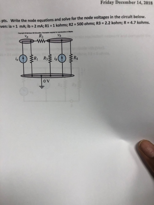 Solved Friday December 14, 2018 pts. Write the node | Chegg.com