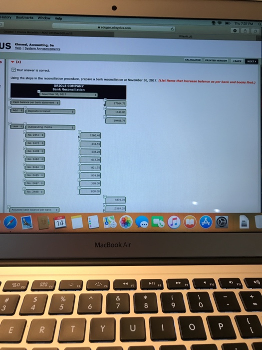 Solved PRENTER VERSION Problem 7-4A (Part Level Submission) | Chegg.com