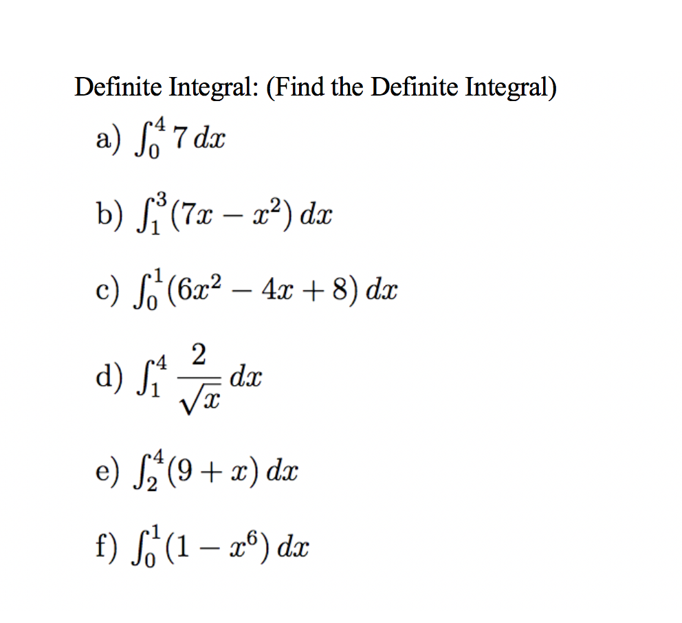 Solved AntiDerivative: Exercise 1: Find each antiderivative | Chegg.com