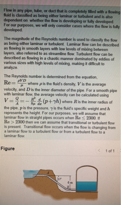 Solved Partc Water at 5*C flows from a reservoir to a | Chegg.com