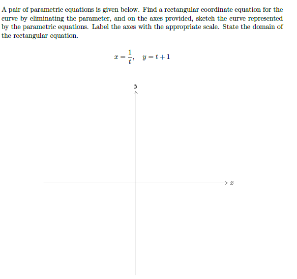 Solved A pair of parametric equations is given below. Find a | Chegg.com