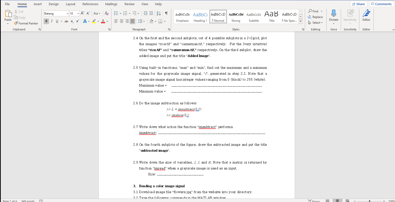Solved File Home Insert Design Layout References Mailings | Chegg.com