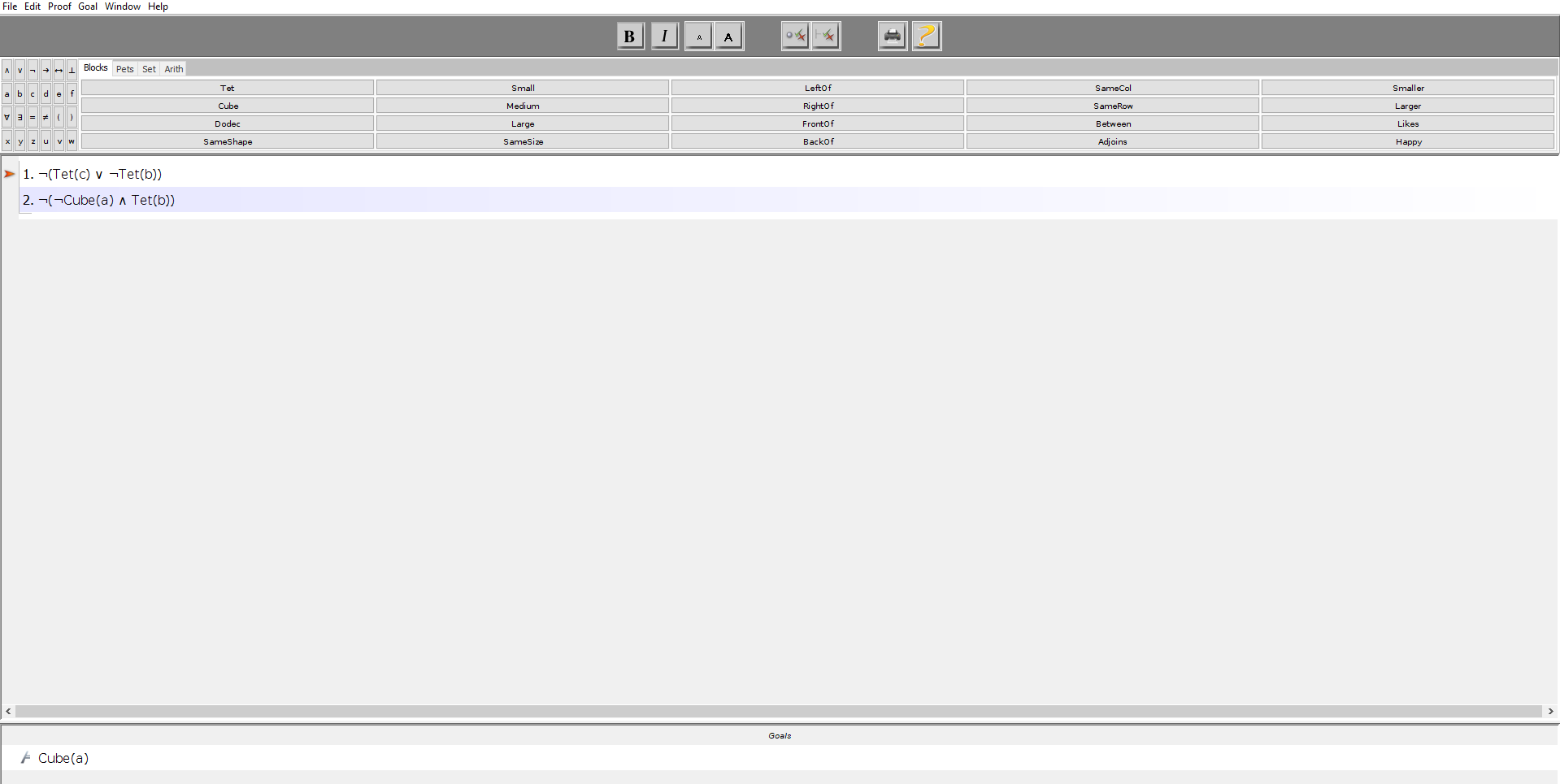 Solved Please use fitch to derive the goal of Cube(a) | Chegg.com