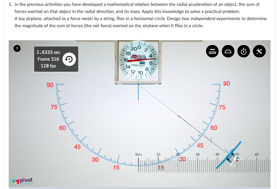 Solved Angle is 52 degrees. Radius is 50cm. It takes 1.2334 | Chegg.com