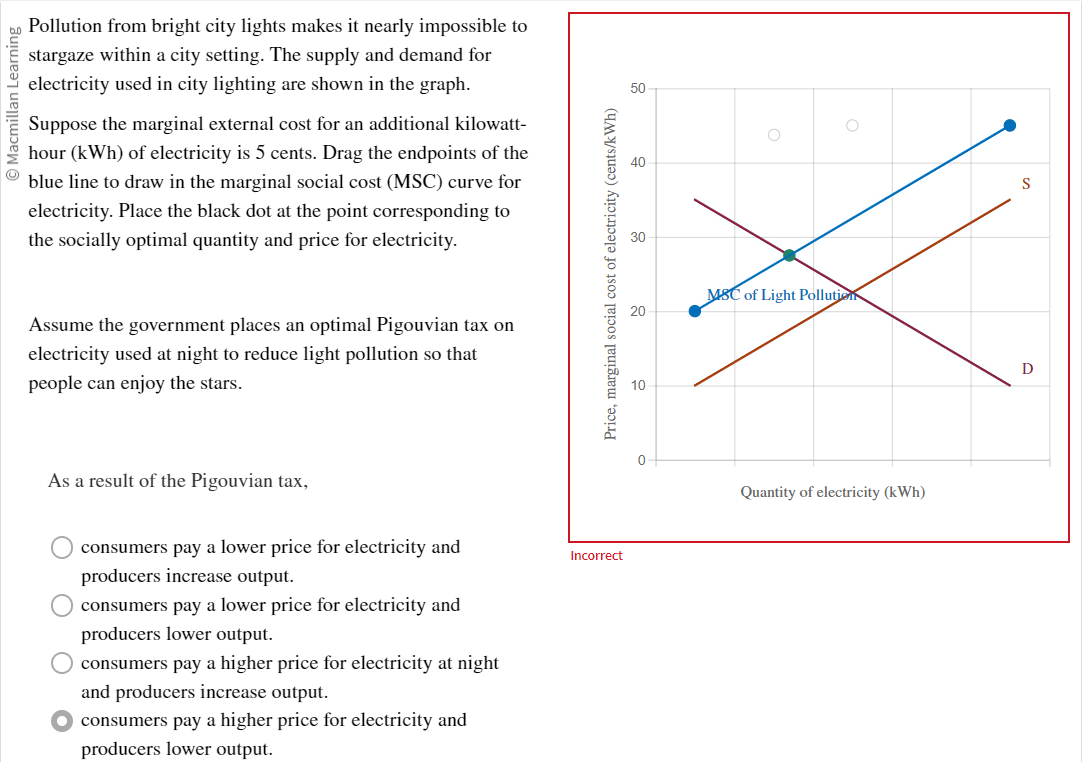 Solved Pollution from bright city lights makes it nearly | Chegg.com