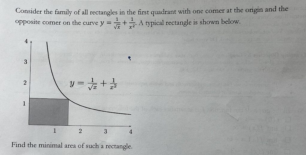 Solved Consider the family of all rectangles in the first | Chegg.com