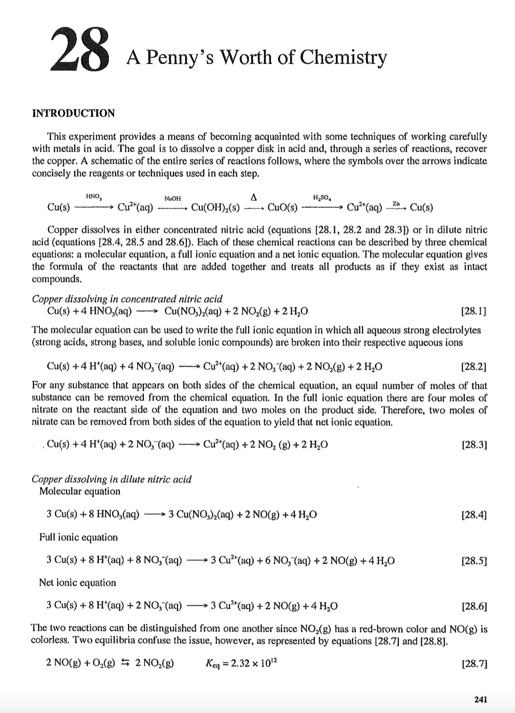 Solved Prelab Name Section A Penny's Worth of Chemistry 1. | Chegg.com