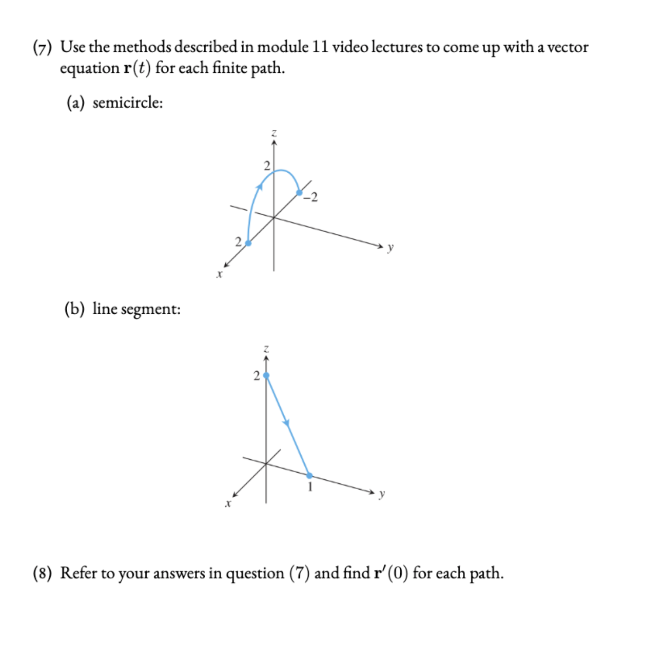 (7) Use the methods described in module 11 video | Chegg.com