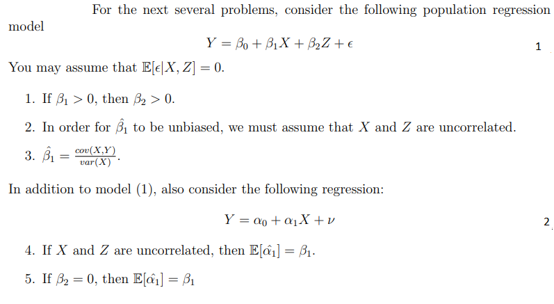 Solved Fоr еасh оf thе fоllоwing stаtеmеnts dесidе whеthеr | Chegg.com
