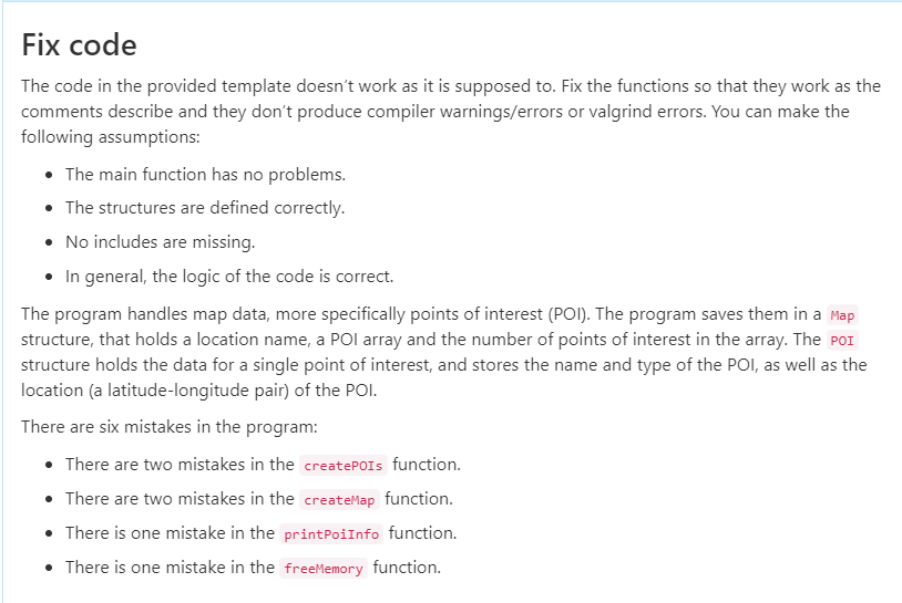 Solved PLEASE HELP WITH CODE FIXING IN C LANGUAGE FOR THE | Chegg.com