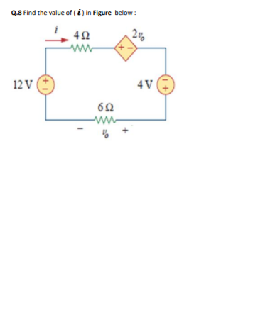 Solved ELECTRIC CIRCUITS (ELE-2114) 101 Q.1 A) Find the | Chegg.com