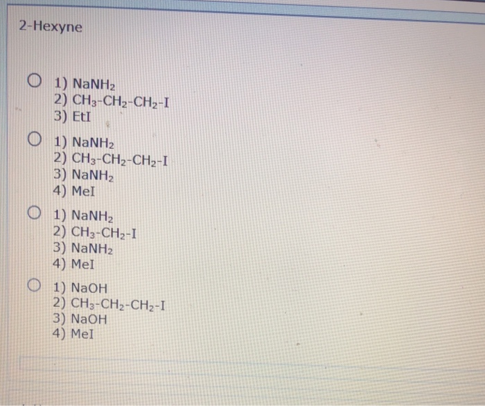Solved Question 1 Starting with acetylene, show the reagents | Chegg.com