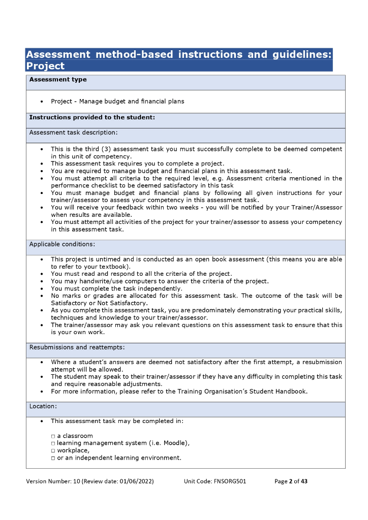 Pre-Assessment Checklist: Task 3 - Project The | Chegg.com