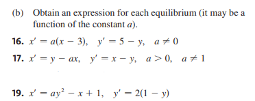 Solved 7-15 A system of differential equations is given. (a) | Chegg.com