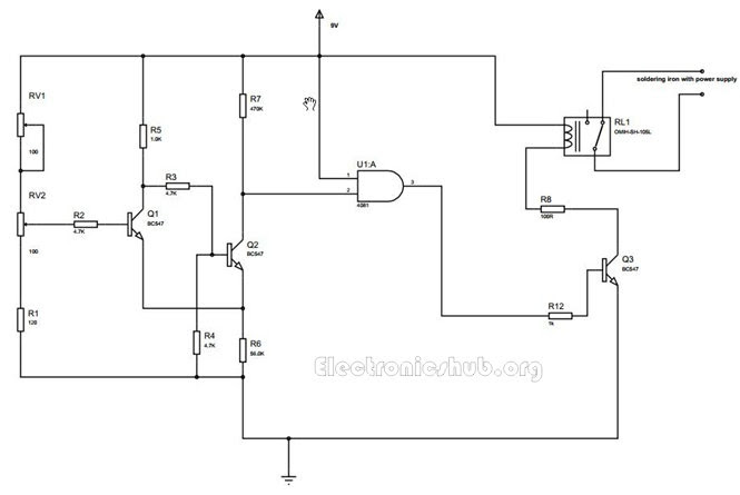 Q. Design a Multisim Circuit for Auto-Turn Off | Chegg.com