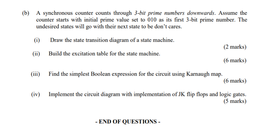 Solved Q4 (a) Figure Q4(a)(i) shows two unit of 74LS293 | Chegg.com