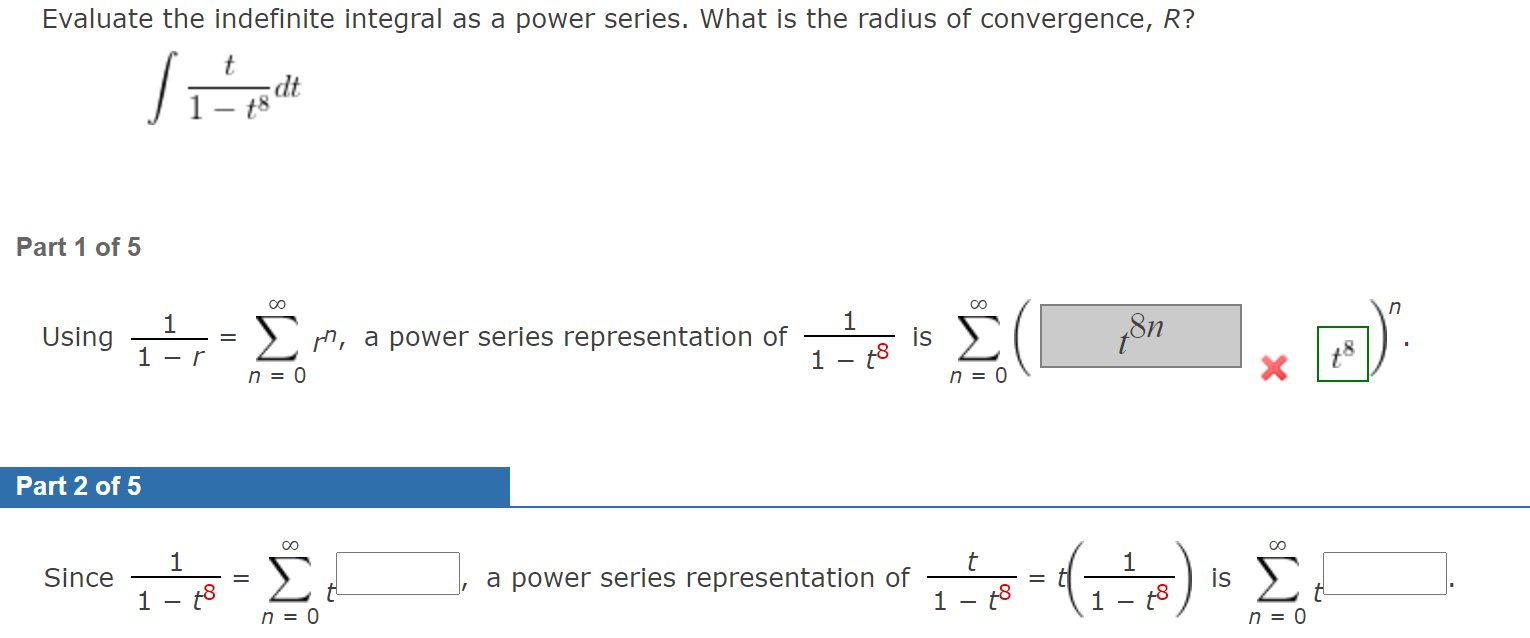 Solved Evaluate the indefinite integral as a power series. | Chegg.com