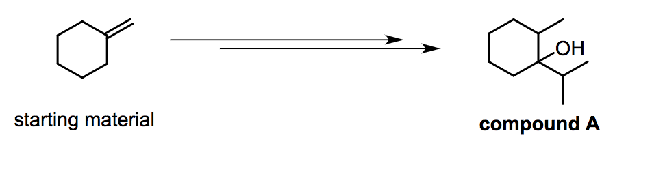 Solved starting material OH compound A | Chegg.com