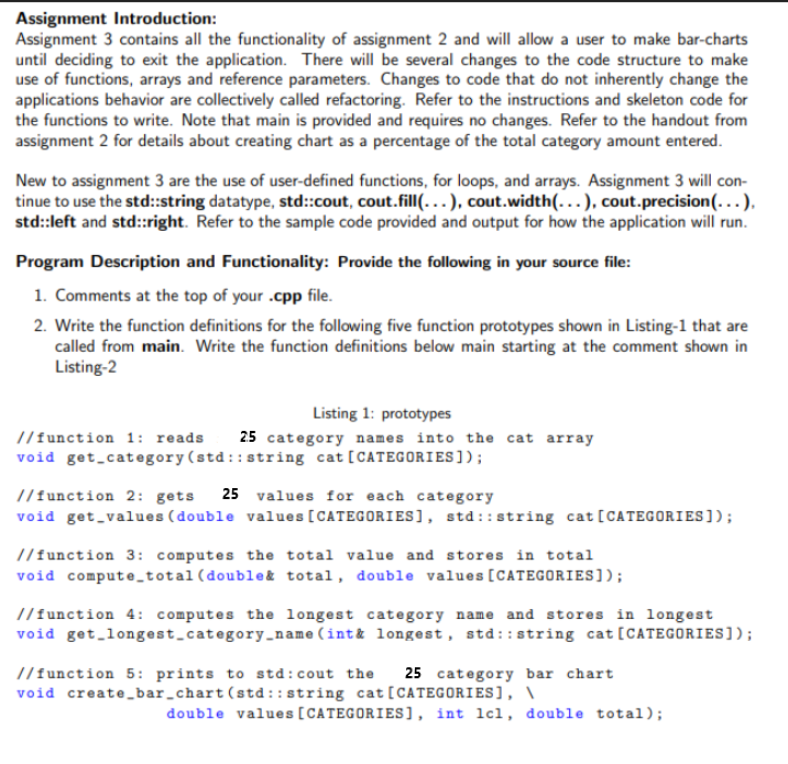 Solved Assignment Introduction: Assignment 3 contains all | Chegg.com