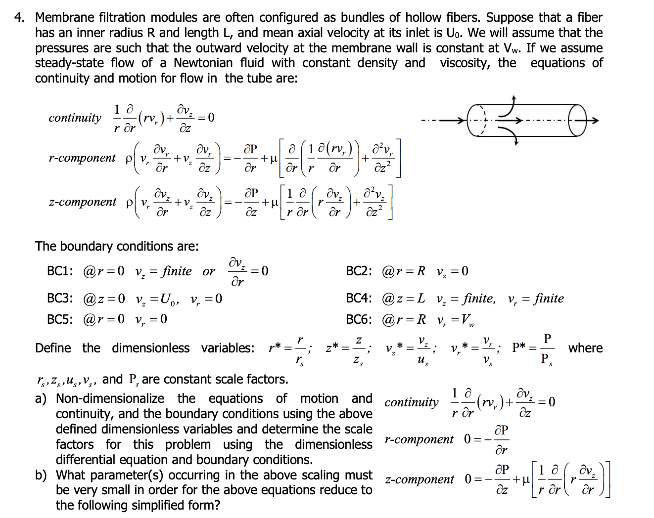 Solved Membrane filtration modules are often configured as | Chegg.com