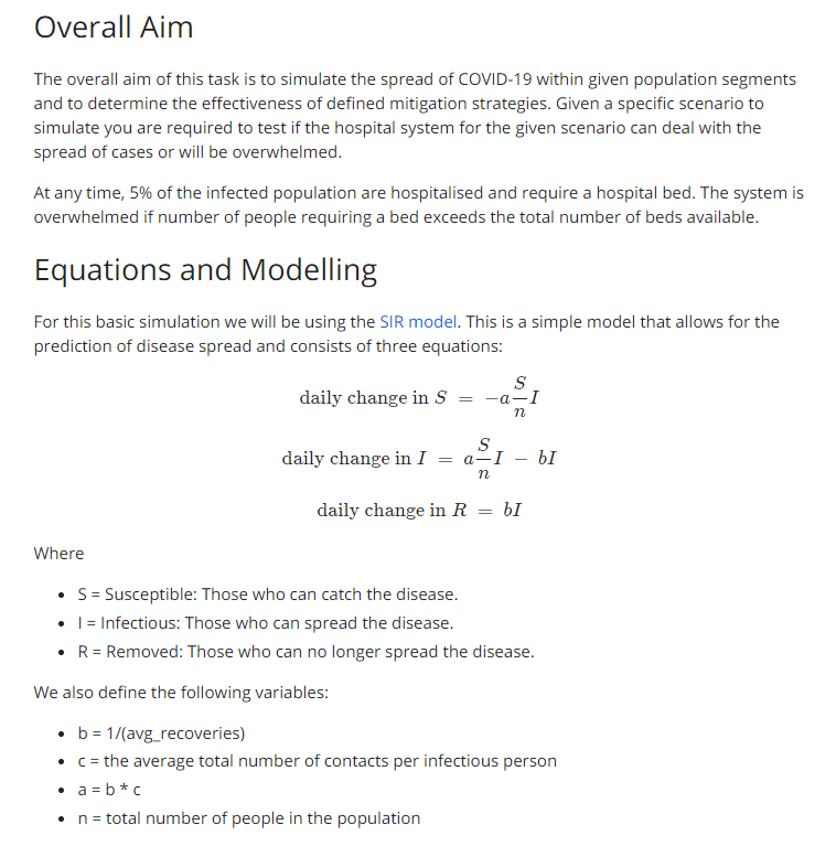 Overall Aim The overall aim of this task is to | Chegg.com