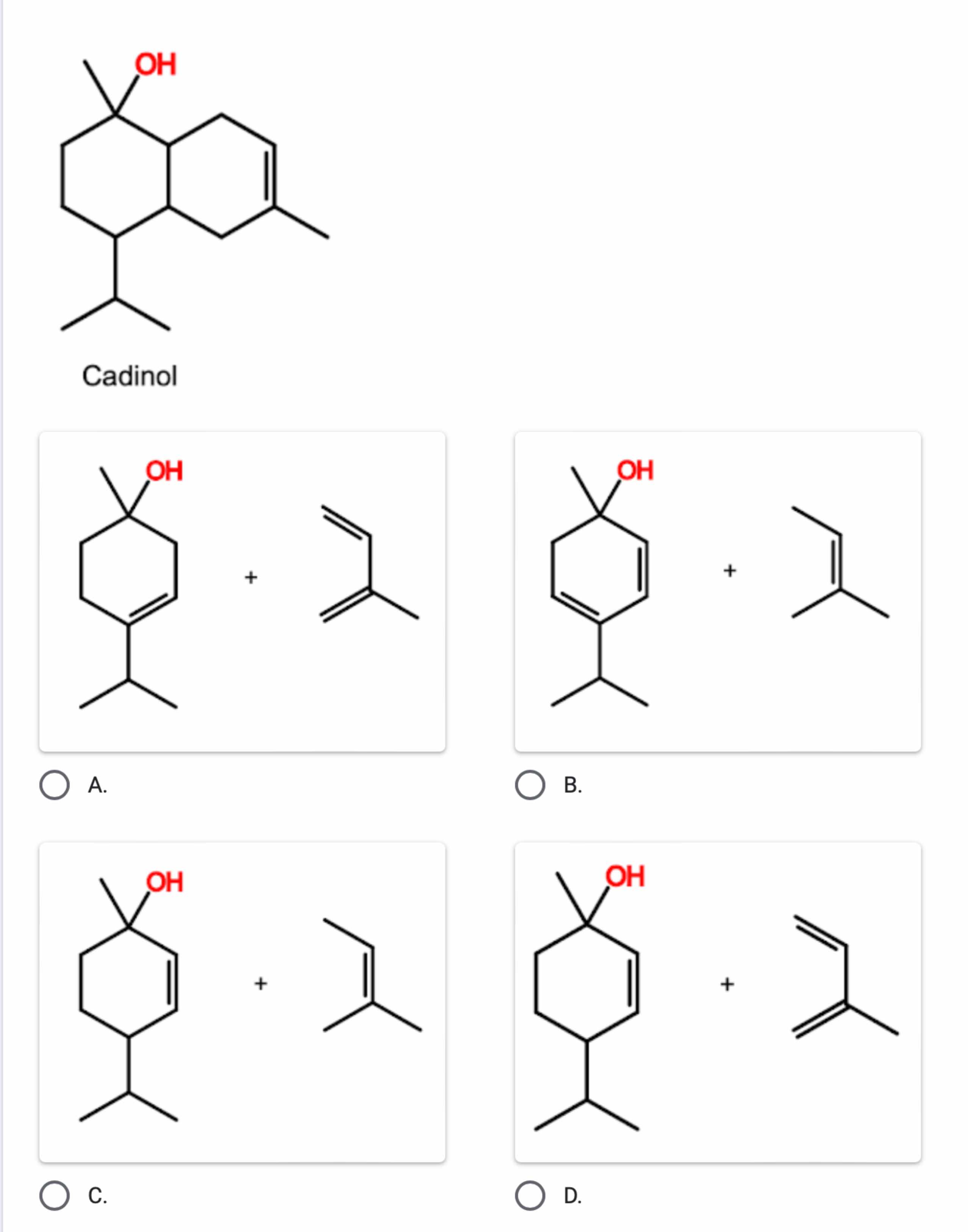 Solved You scratch your head and think "Hmm which Diels | Chegg.com